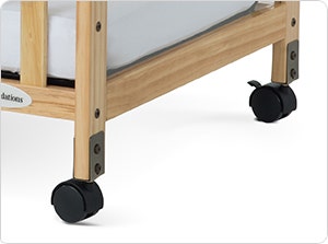 SafetyCraft Compact Fixed-Side Crib – Scholar's Choice