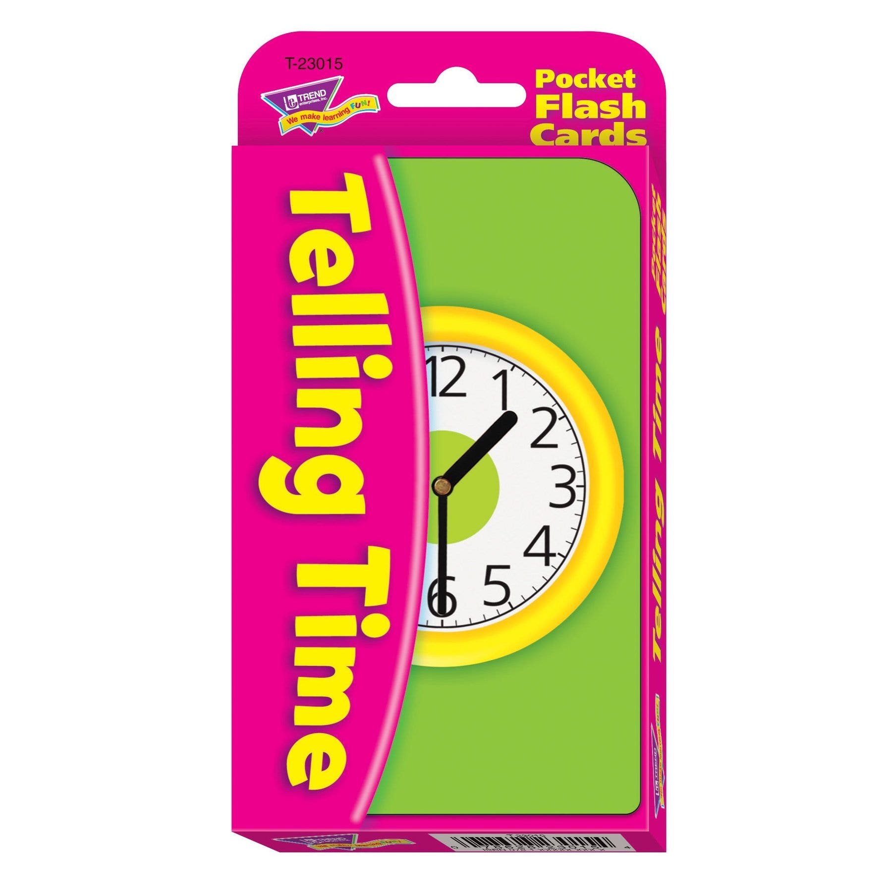 Telling Time Pocket Flash Cards – Scholar's Choice